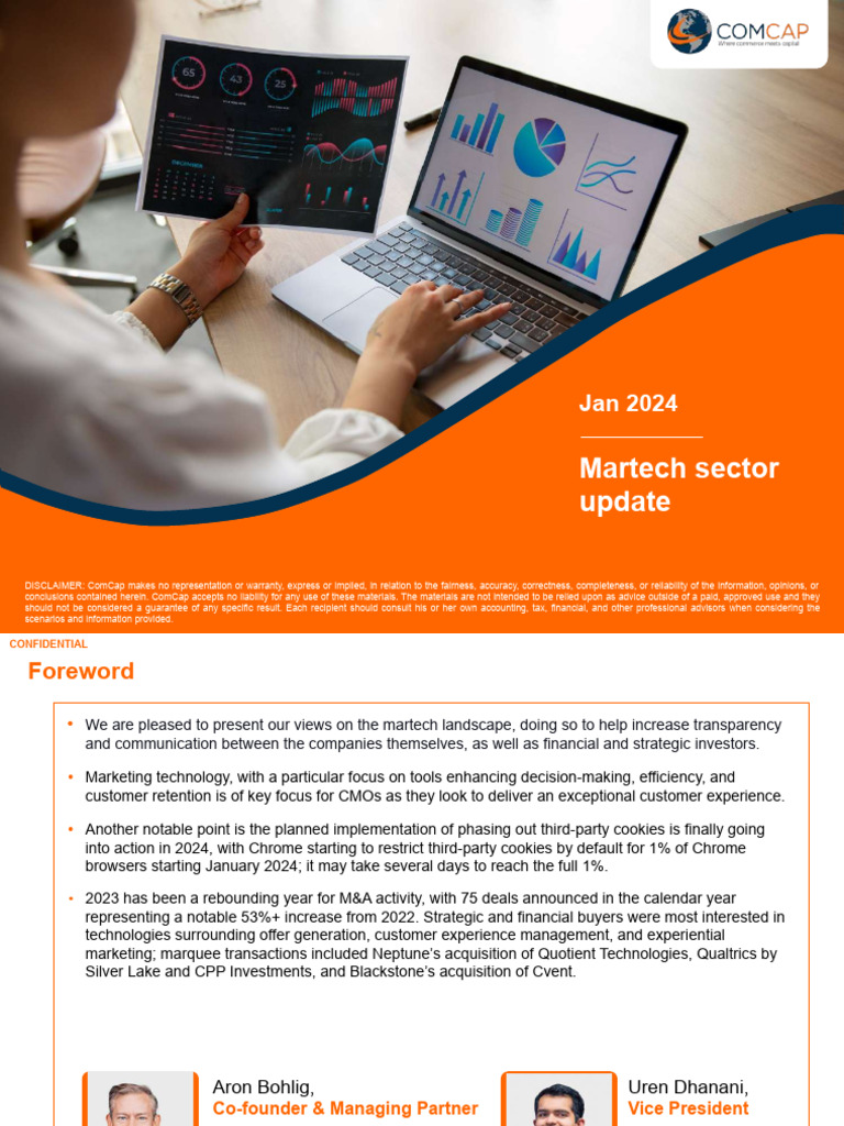 Martech Sector Update Jan 2024 | PDF | Mergers And Acquisitions | Mobile Marketing