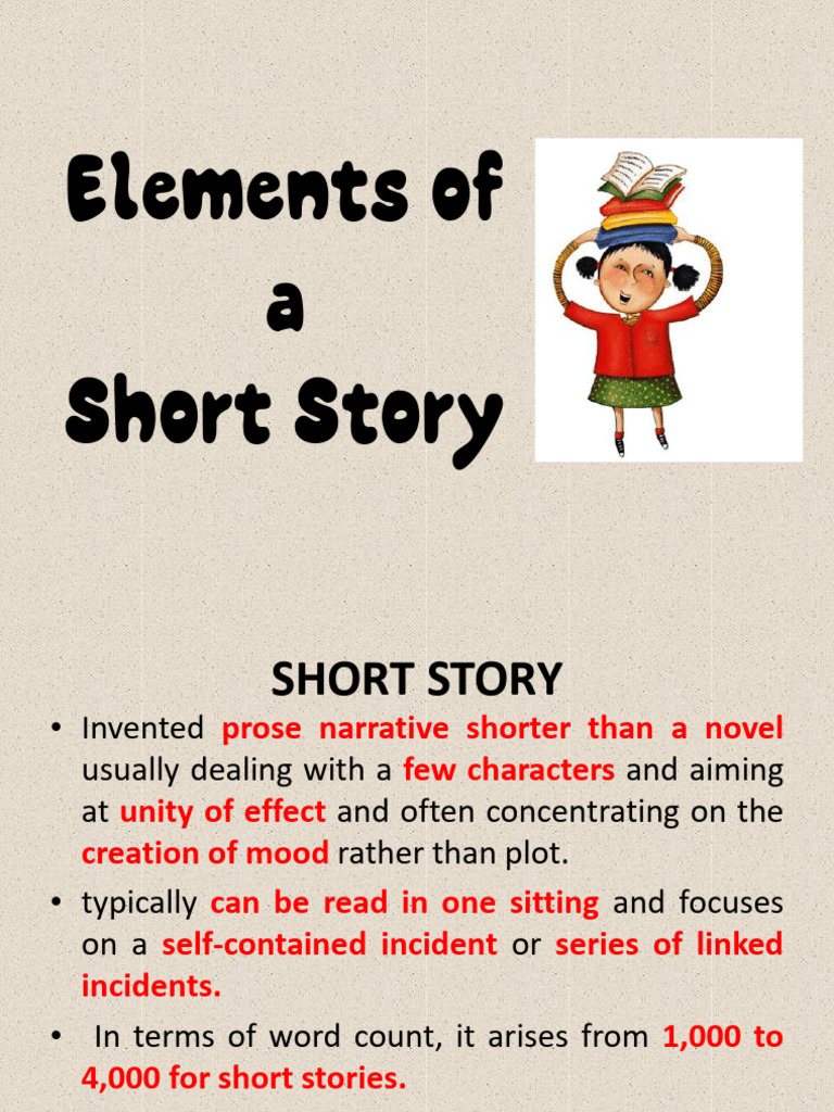 CW Elements of A Story Powerpoint | PDF | Short Stories | Plot (Narrative)
