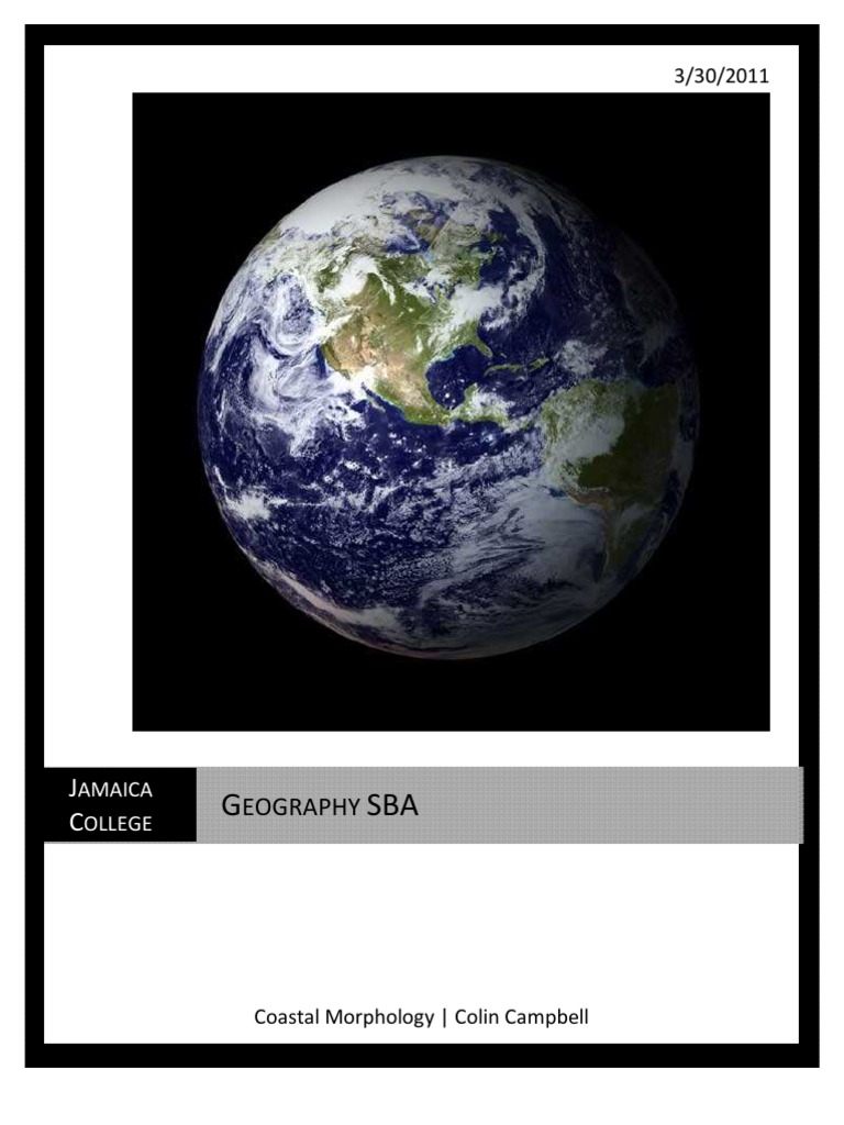 Geography Sba | PDF | Coast | Hydrography
