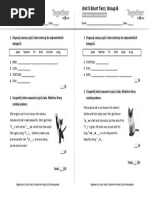 TEST UNIT 4 - Klasy 5 | PDF