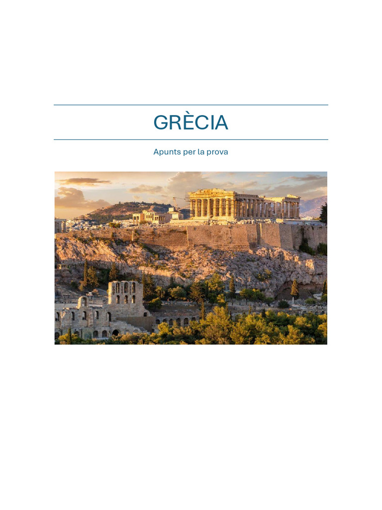 Grècia Apunts | PDF