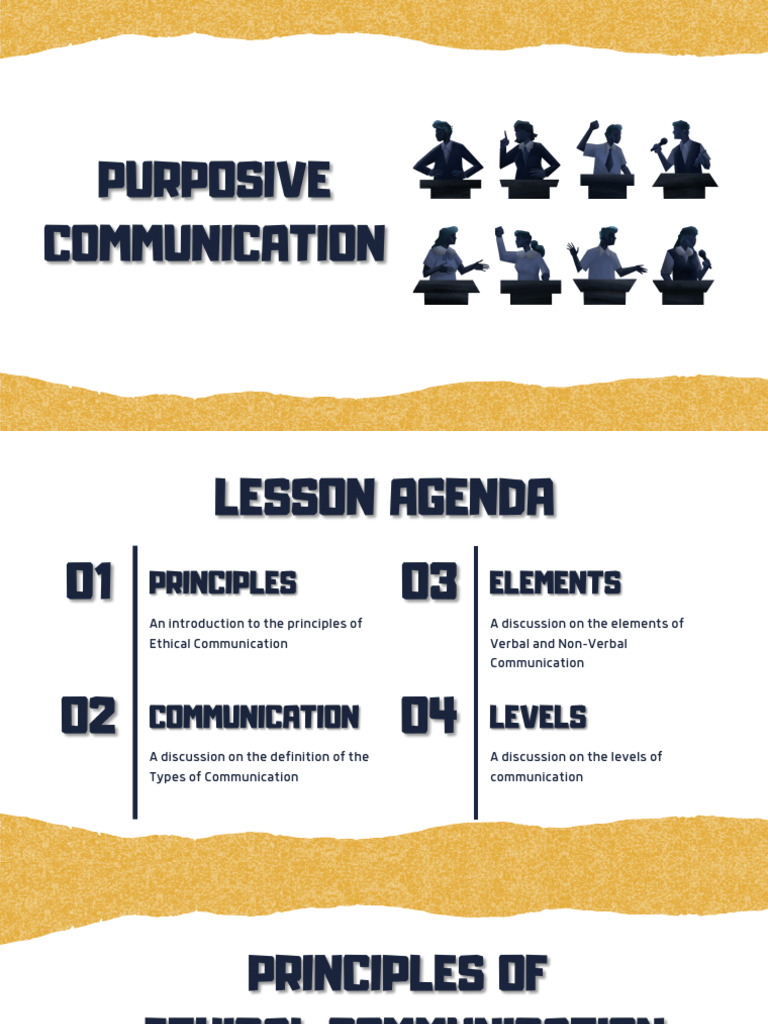 Lesson 1.1 - Principles of Ethical Communication | PDF | Communication ...