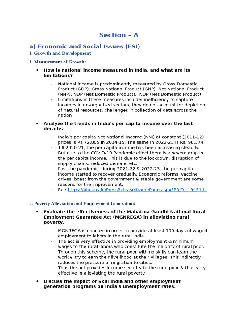 Macro Economics Assignment | PDF | Sustainability | Measures Of National Income And Output