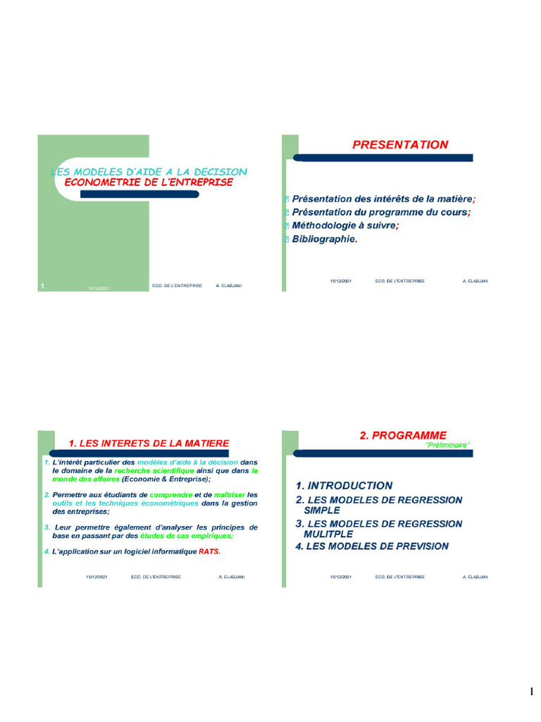 Cours Add s5 A.Abjani | PDF
