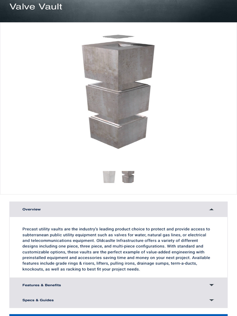 Valve Vault Oldcastle Infrastructure | PDF | Home & Garden | Computers