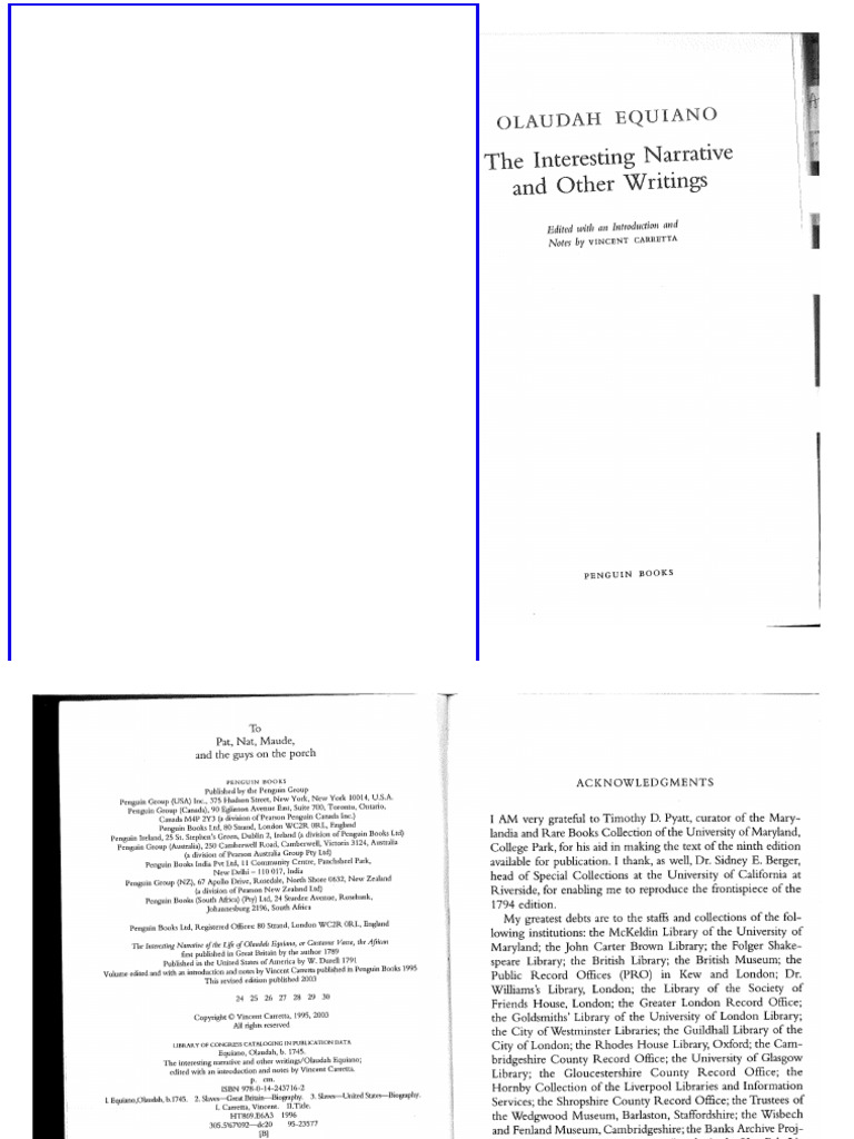 Equiano Annotated | PDF | History