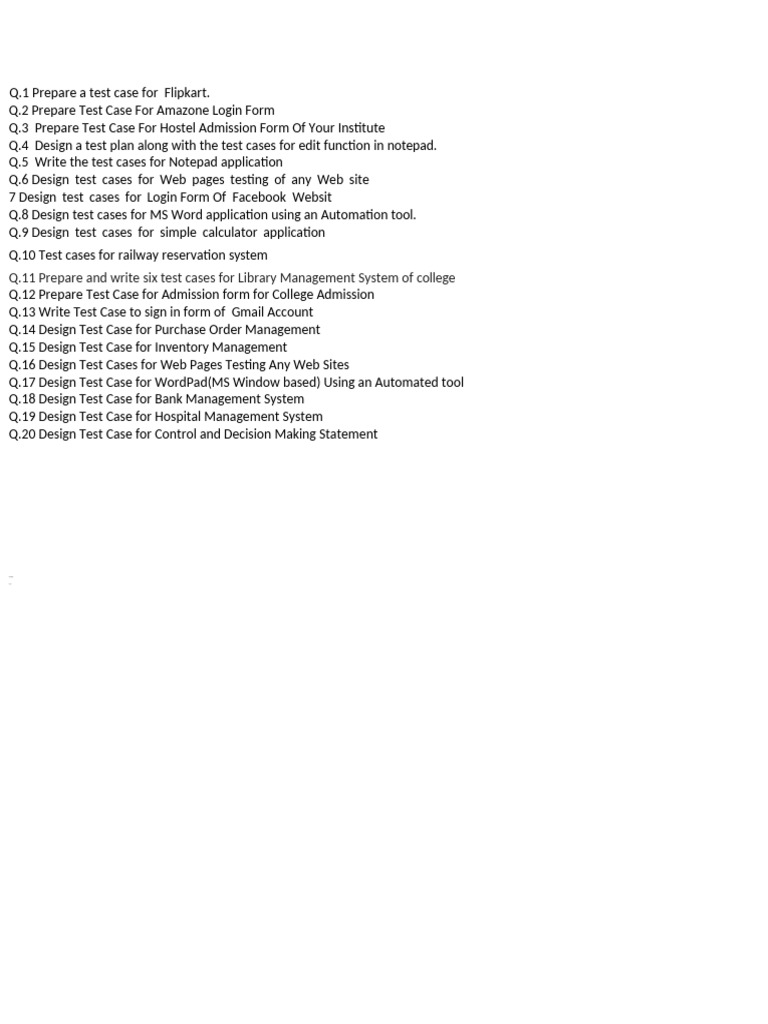 Ste Test Cases | PDF | Computers