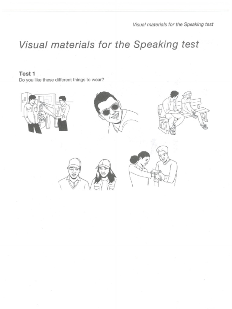 A2 Key For School 1 Visual Material | PDF