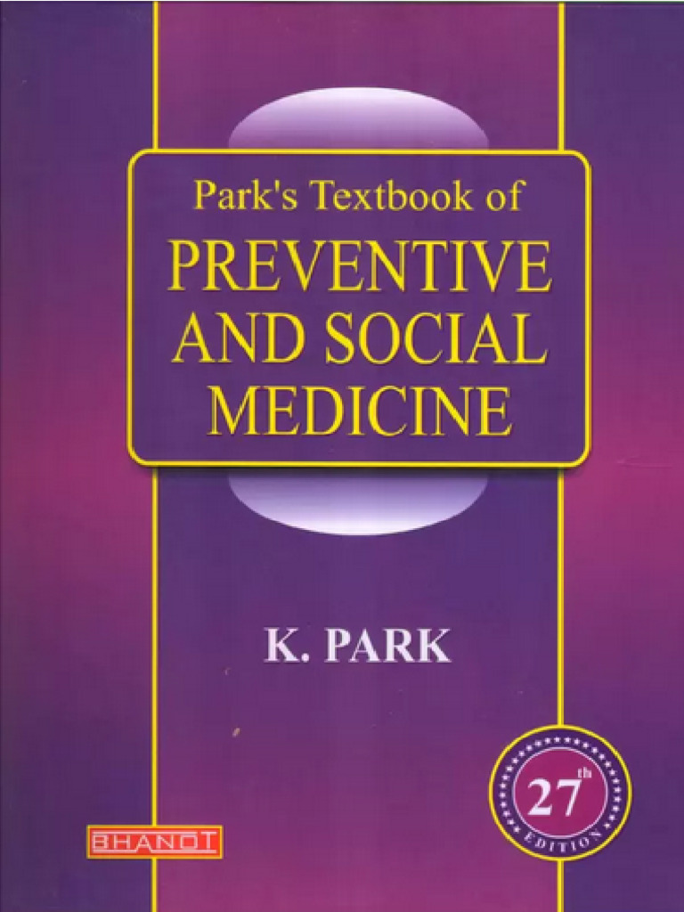 Park's Community Medicine 27th Edition | PDF | Ayurveda | Infection