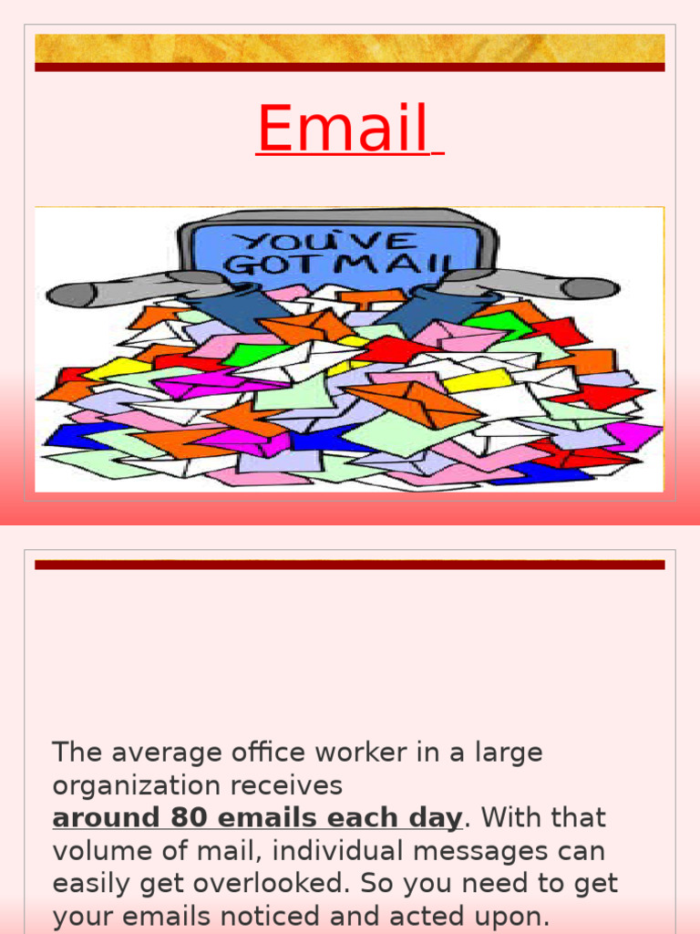 Email Etiquette - PPTX Sri | PDF | Microsoft Word | Human Communication
