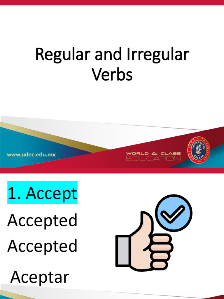 A1 Regular and Irregular Verbs Group 2 | PDF