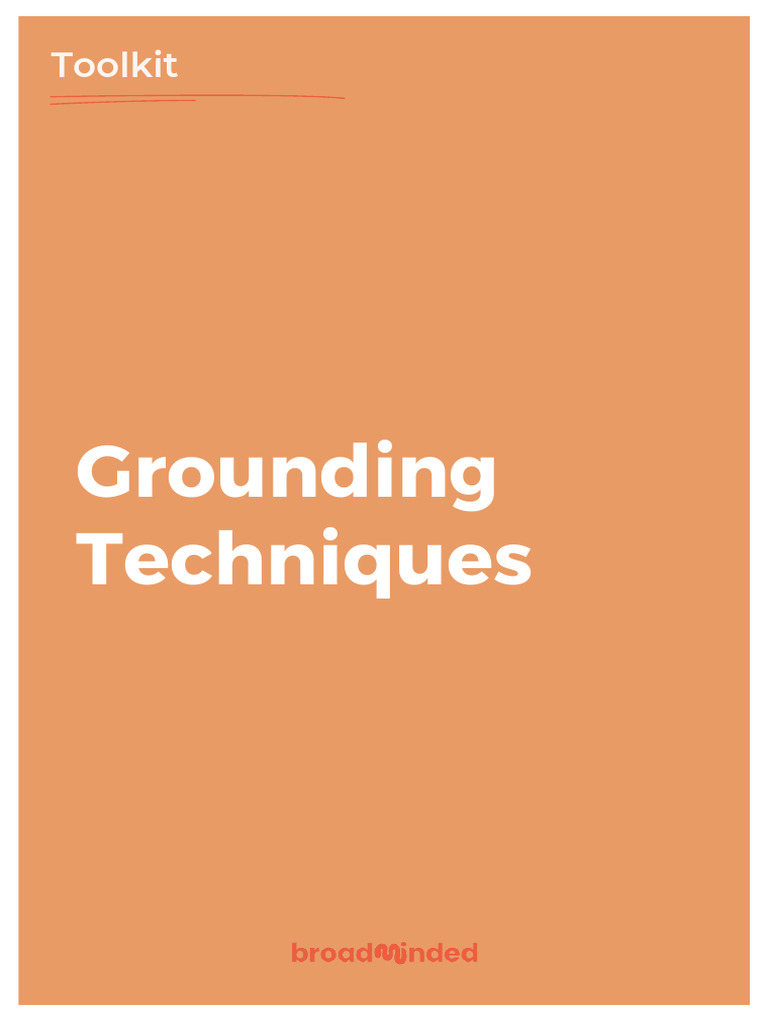 Grounding Techniques Toolkit | PDF | Breathing | Relaxation (Psychology)