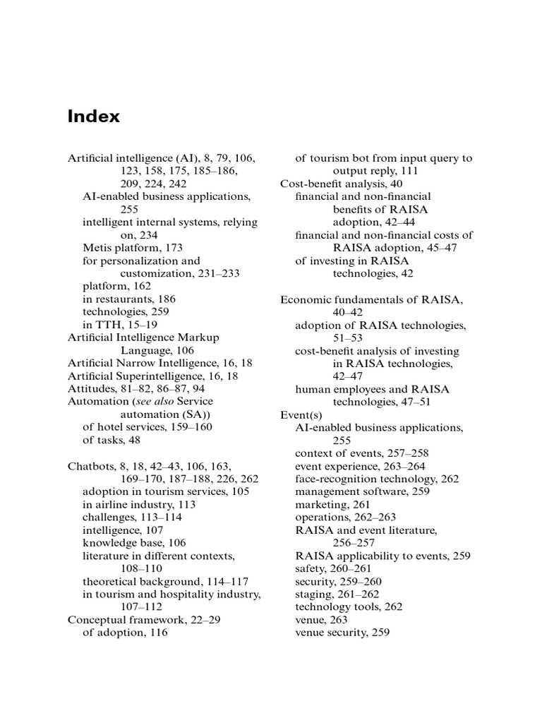 Index | PDF | Artificial Intelligence | Intelligence (AI) & Semantics