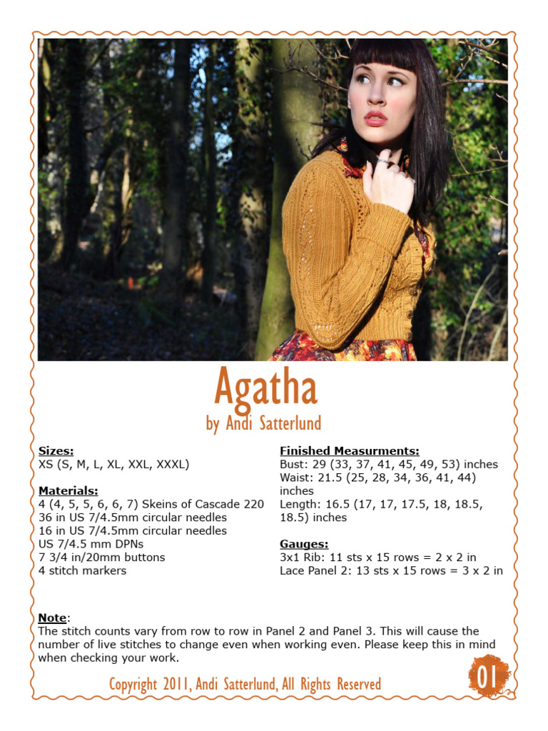 Agatha 09 | PDF | Knitting | Clothing