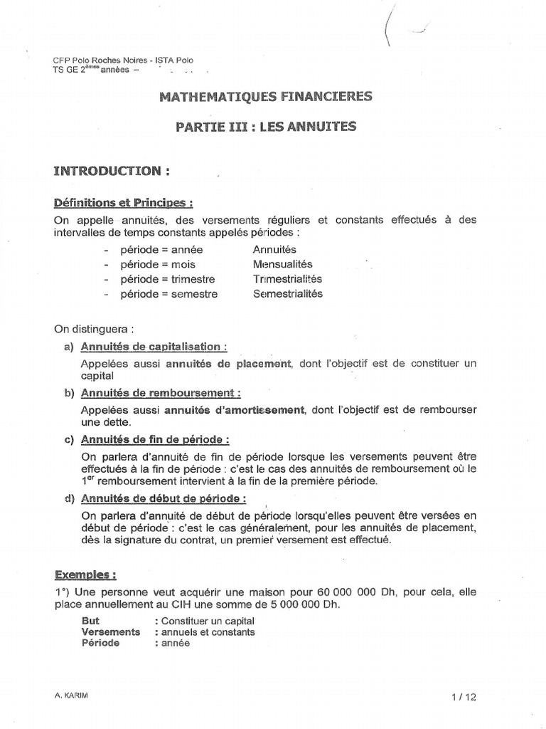 Math Fin Partie 3 | PDF