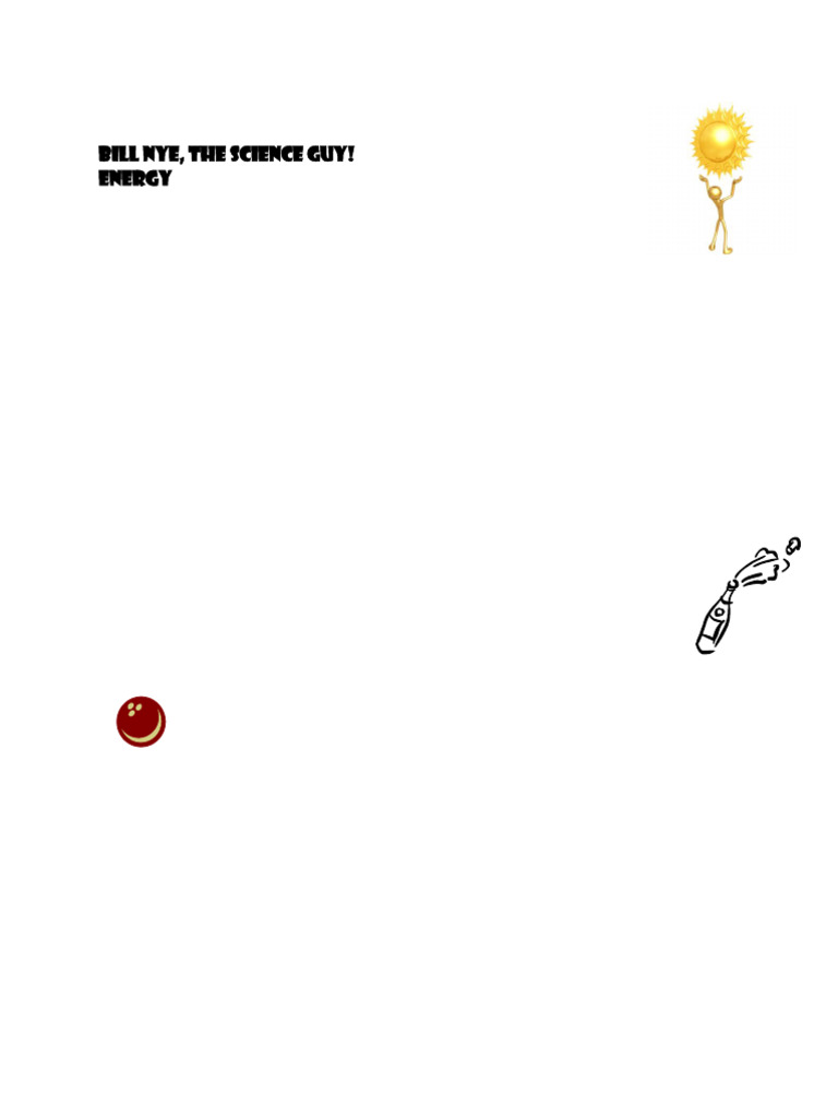 Bill Nye Video Sheet | PDF | Physical Sciences | Physical Quantities