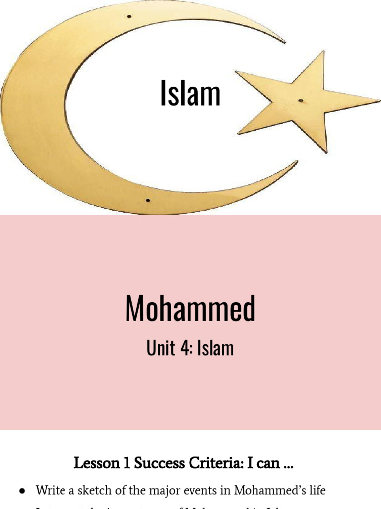 01A_Islam | PDF | Muhammad | Angel