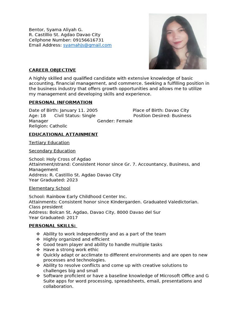 Career Objective | PDF | Career & Growth