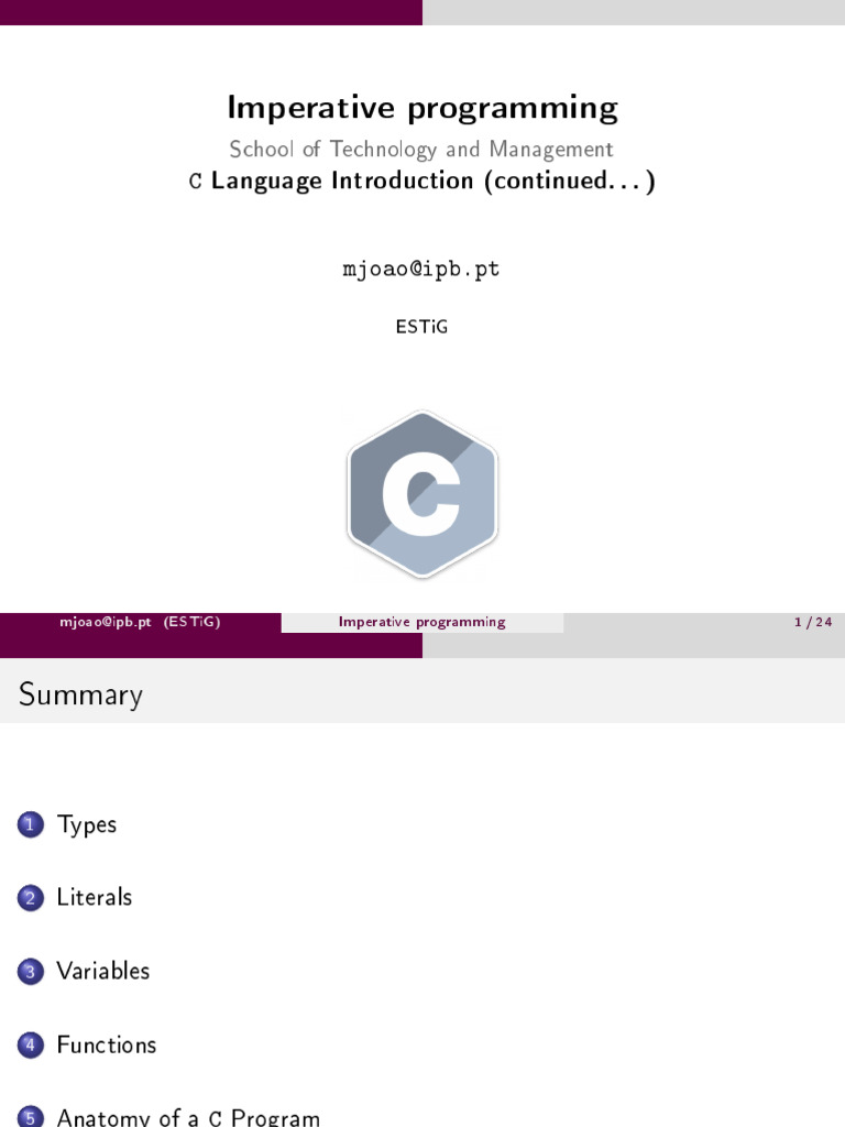 04b Cintro en | PDF | Integer (Computer Science) | Decimal