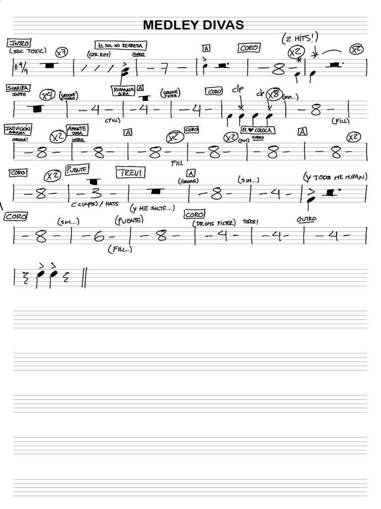 03 Medley Divas | PDF