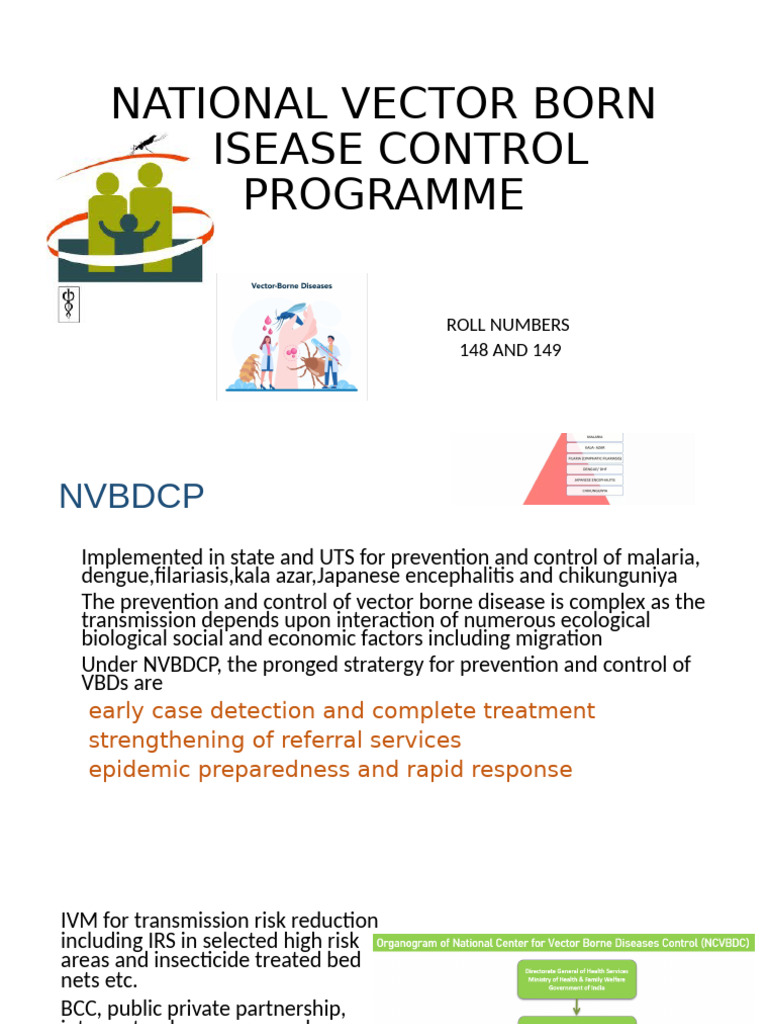 National Vector Born Disease Control Programme | PDF | Malaria ...