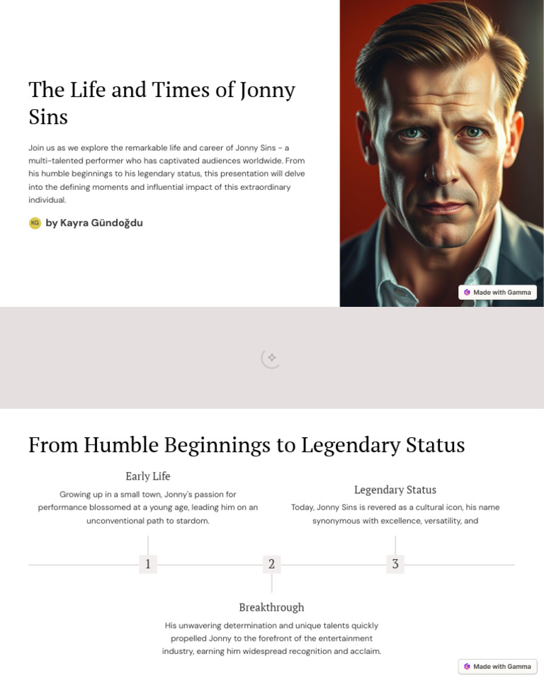 The Life and Times of Jonny Sins | PDF | Sports & Recreation