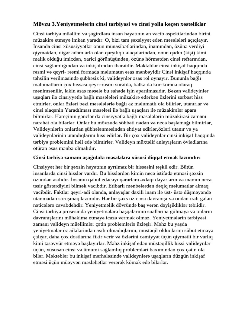 U Ve Y Movzu 3 | PDF