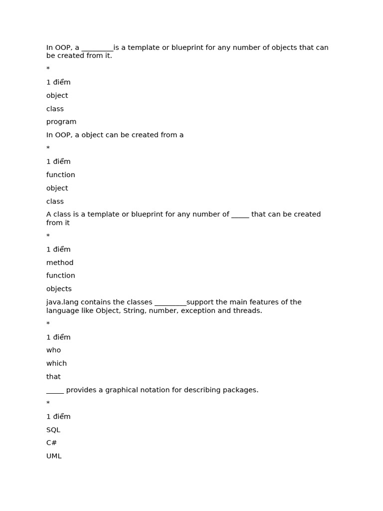 In OOP | PDF | Software | Class (Computer Programming) In OOP | PDF | Software | Class (Computer Programming)