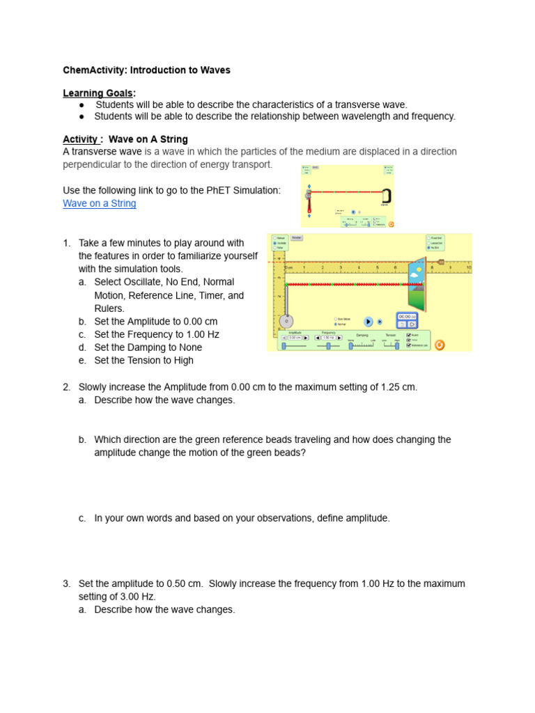 Waves: A Student's Guide | PDF | Waves | Frequency
