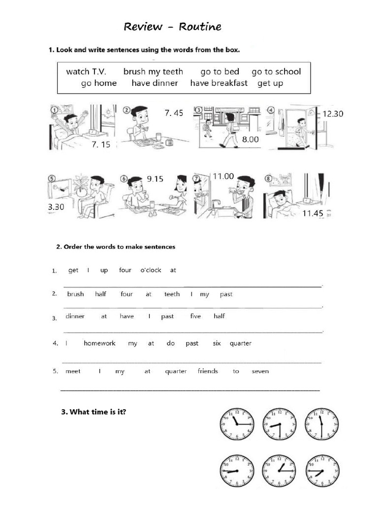 Review Routine | PDF