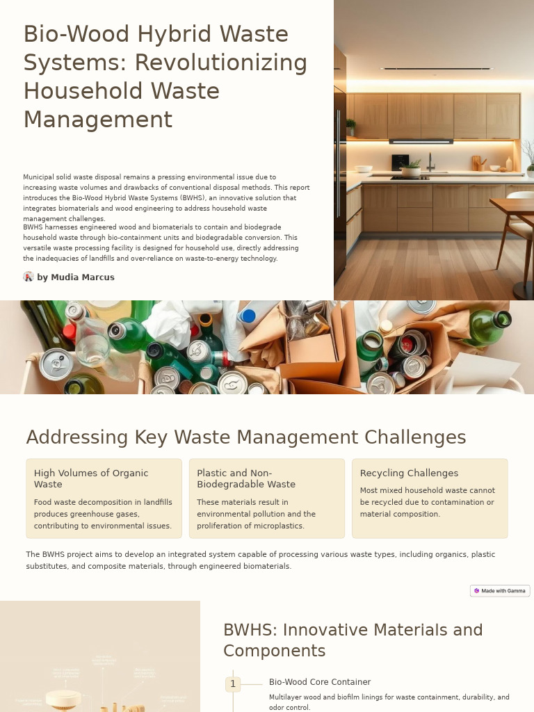 Bio Wood Hybrid Waste Systems Revolutionizing Household Waste ...