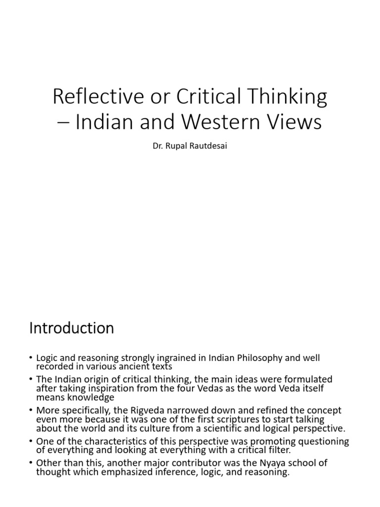 9.1 Reflective or Critical Thinking | PDF | Critical Thinking | Thought