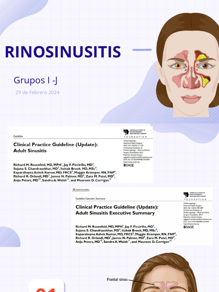 Rino Sinusitis | PDF | Rinología | Anatomía humana