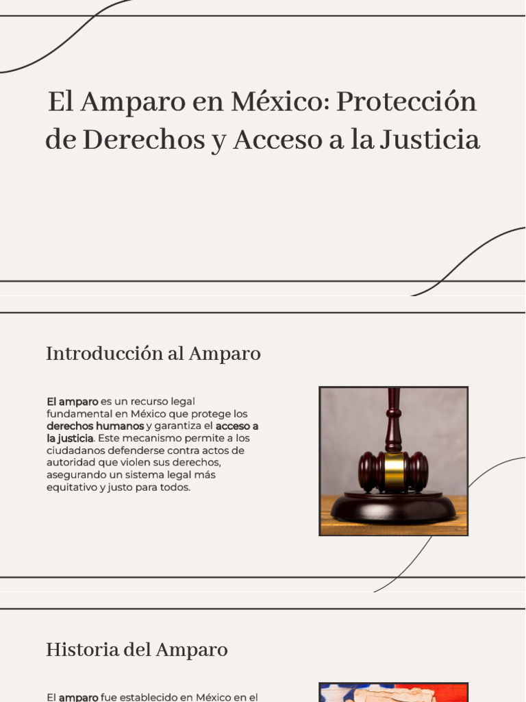 Amparo en México: Derechos y Justicia | PDF | Política