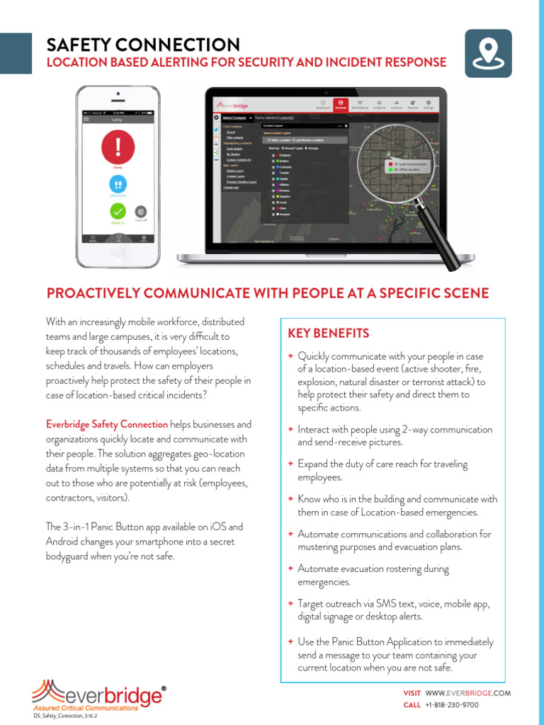 safety_connection__everbridge | PDF | Communication | Mobile App