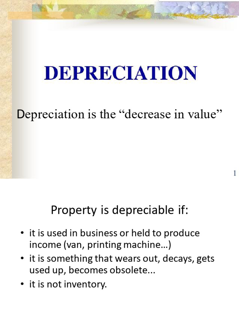 Understanding MACRS Depreciation Methods | PDF | Depreciation | Tax ...
