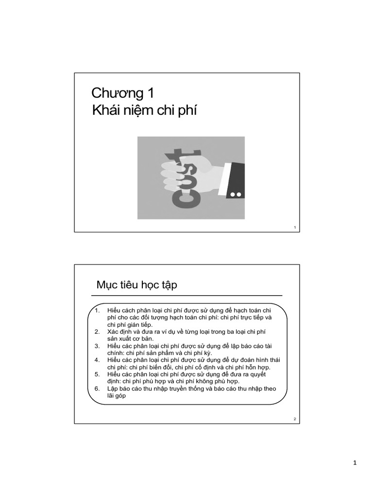 Chu o NG 1 - Kha Üi Nie Ú Ém Chi Phi Ü | PDF