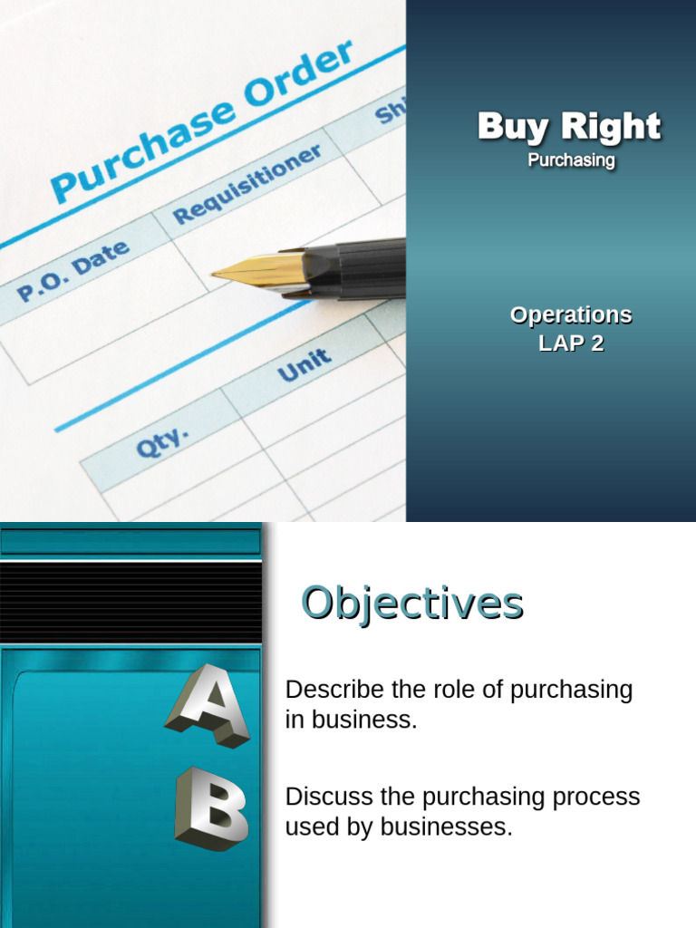 OP2 PowerPoint Presenatation | PDF | Procurement | Business