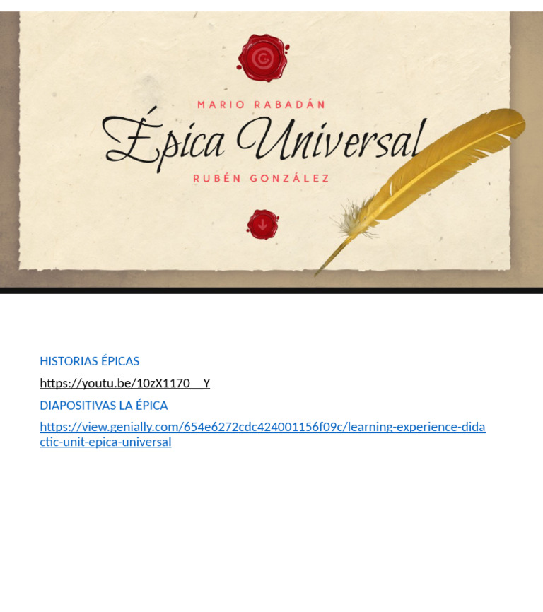 Epica Universal | PDF