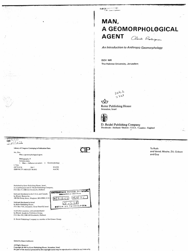 AULA 4 - Dov Nir - A Geomorphological Agent | PDF