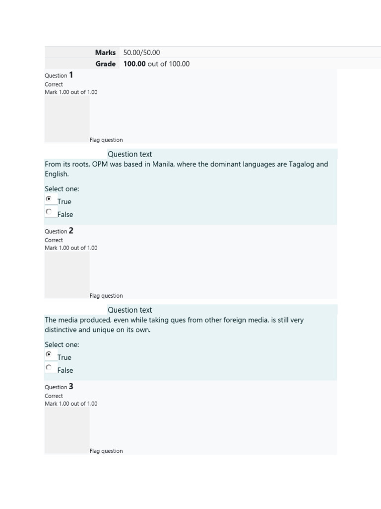 Philippine Popular Culture MIDTERMS EXAM | PDF | Philippines