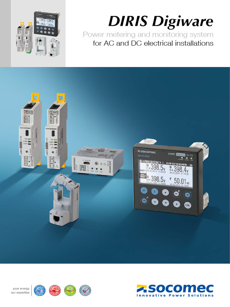 DIRIS-DIGIWARE BROCHURE 2018-01 DOC210073i EN-i | PDF | Power Supply ...
