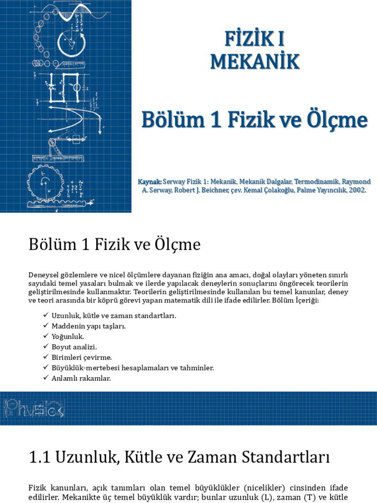 1 Fizik Ve Olcme | PDF