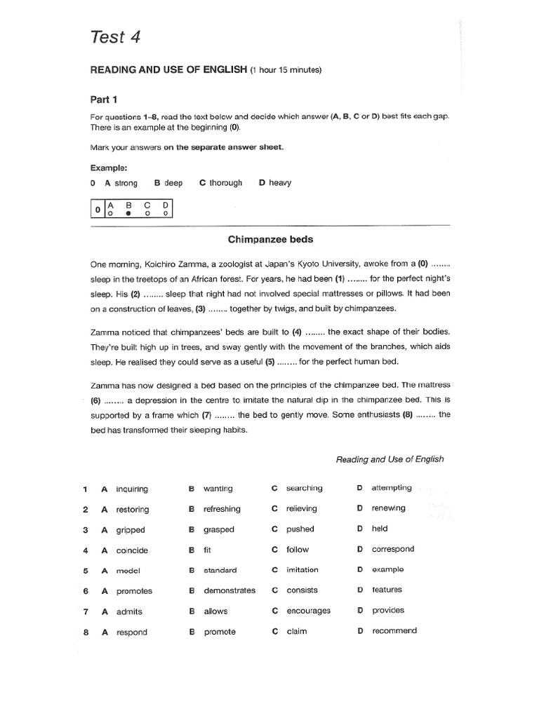 B2 - Reading and Use of English 3 | PDF