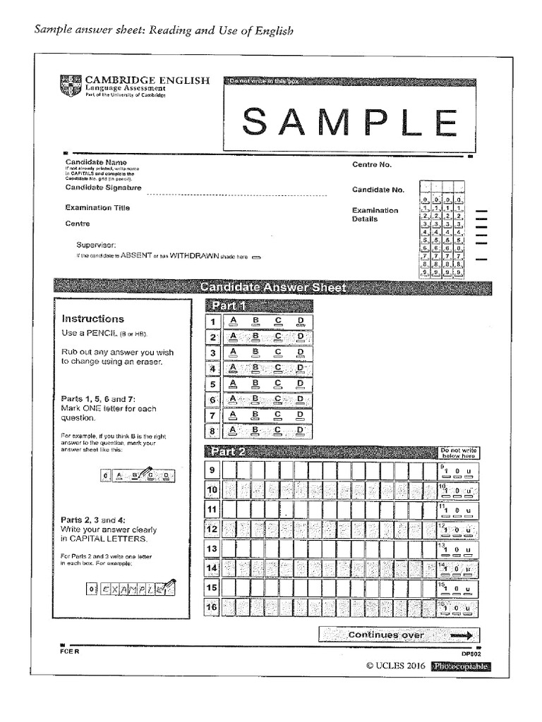 Grade Resp. FCE | PDF