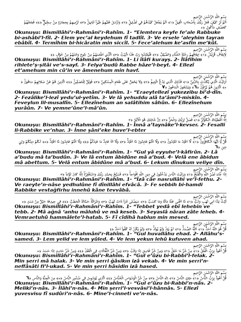 Namaz Sureleri | PDF
