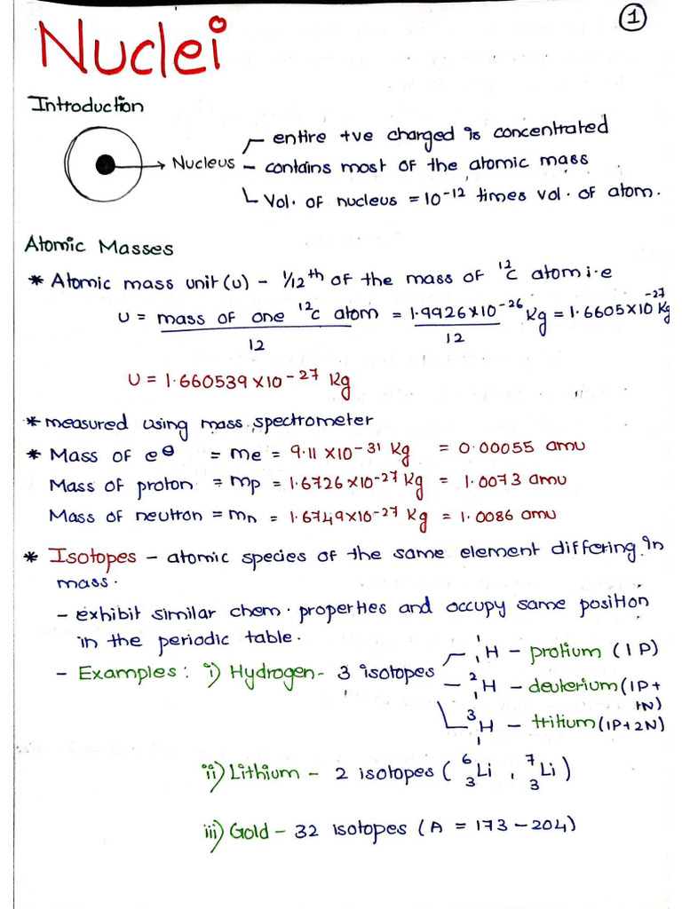 Nuclei 2024-25 | PDF
