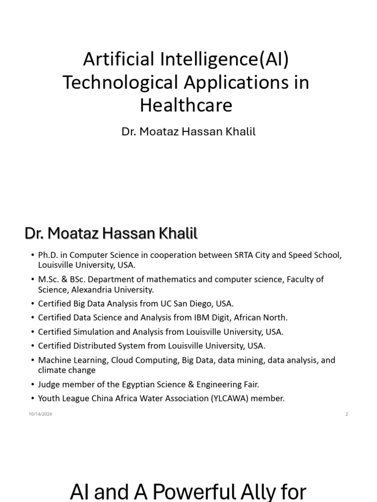 1 - AI and Machine Learning A Powerful Ally in Enchancing Health Care ...