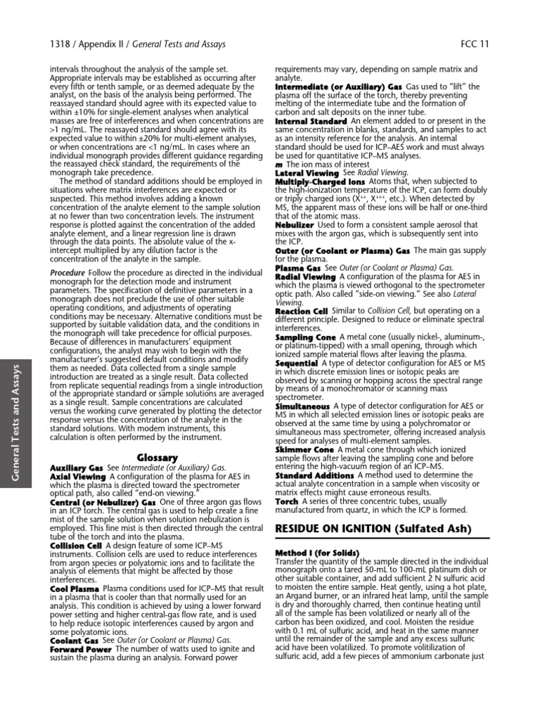 Appendix IIB Ash | PDF | Analytical Chemistry | Analysis Appendix IIB Ash | PDF | Analytical Chemistry | Analysis
