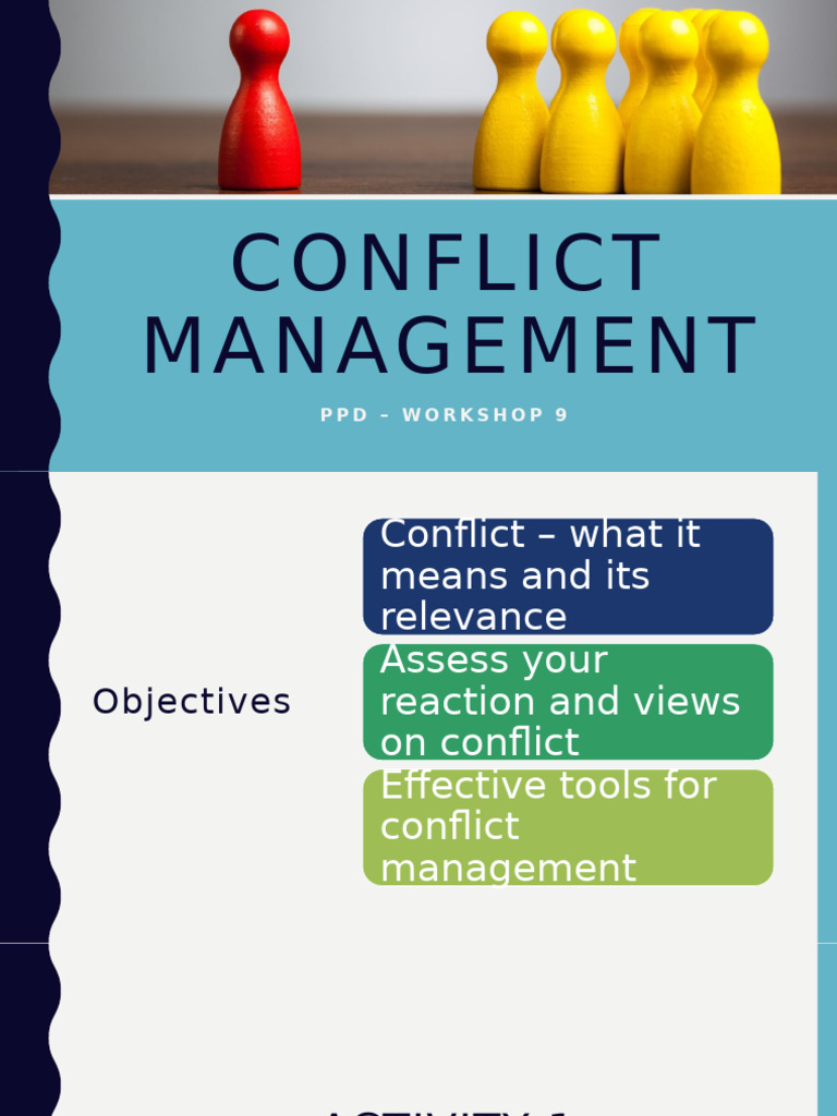 Conflict Management Workshop | PDF